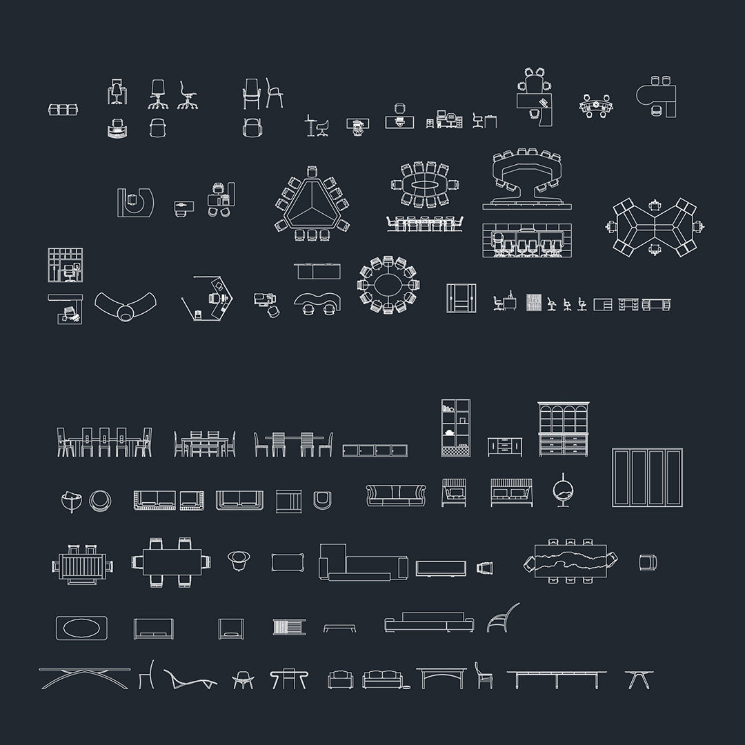 The Essential DWG Block Vault – Digital Arch Studio